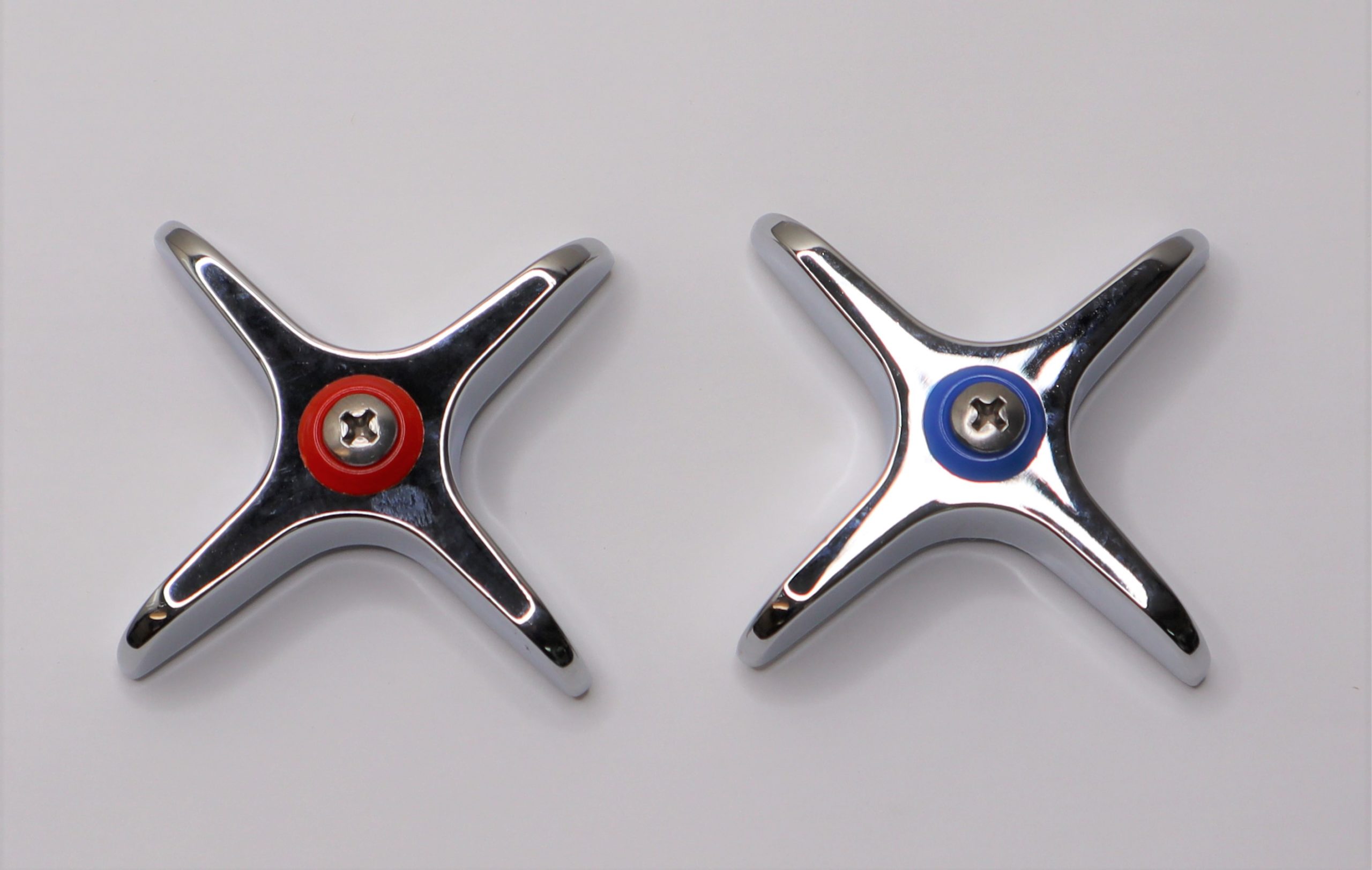 Chrome Plated Cross Handles for Speakman Faucets - Noel's Plumbing Supply