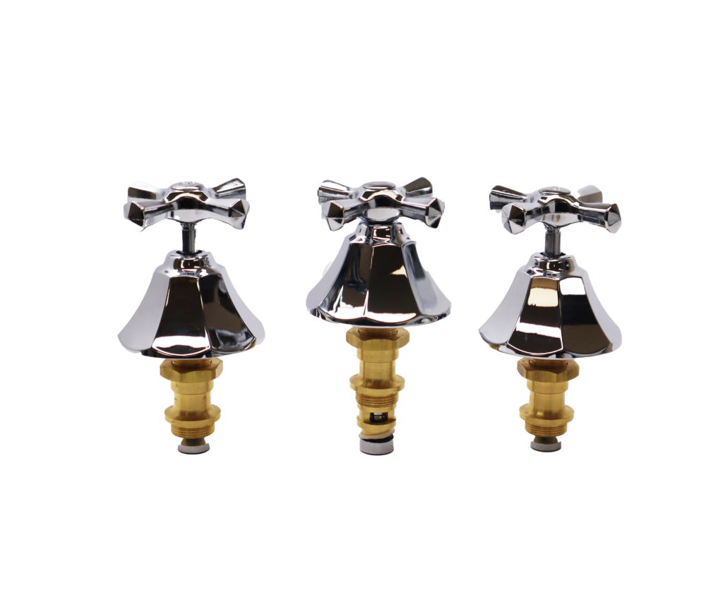 Chrome Plated 3 Handle Rebuild Kit for Sayco Faucet - Noel's Plumbing ...