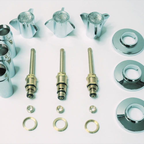 Chrome Plated Two Handle Rebuild Kit for Sayco Shower Faucets - Noel's ...