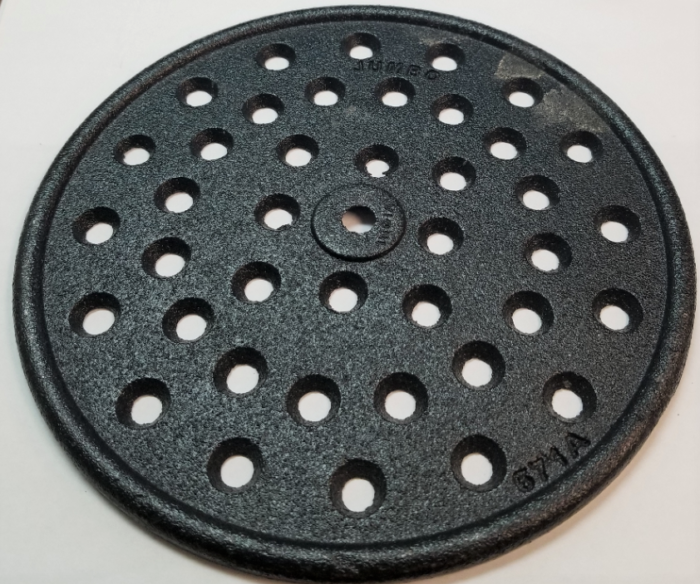 8" Round Cast Iron Drain Cover | Noels Plumbing Supply