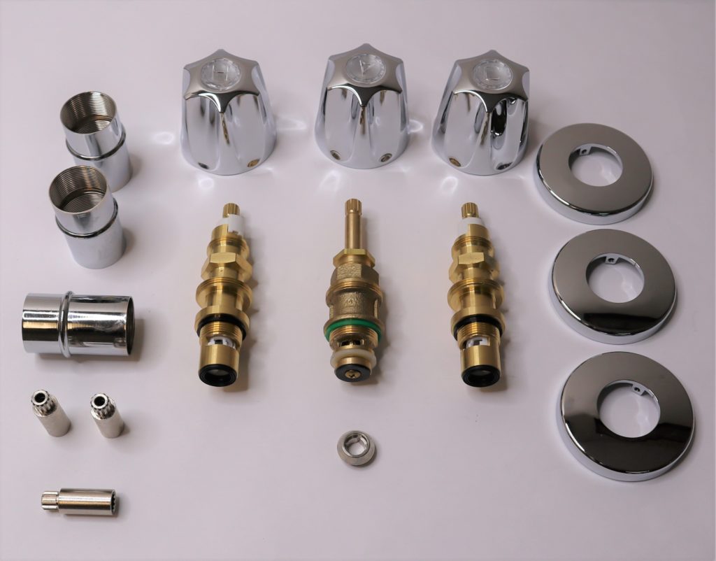 Chrome Plated 3 Handle Rebuild Kit for Price Pfister Verve - Noel's ...