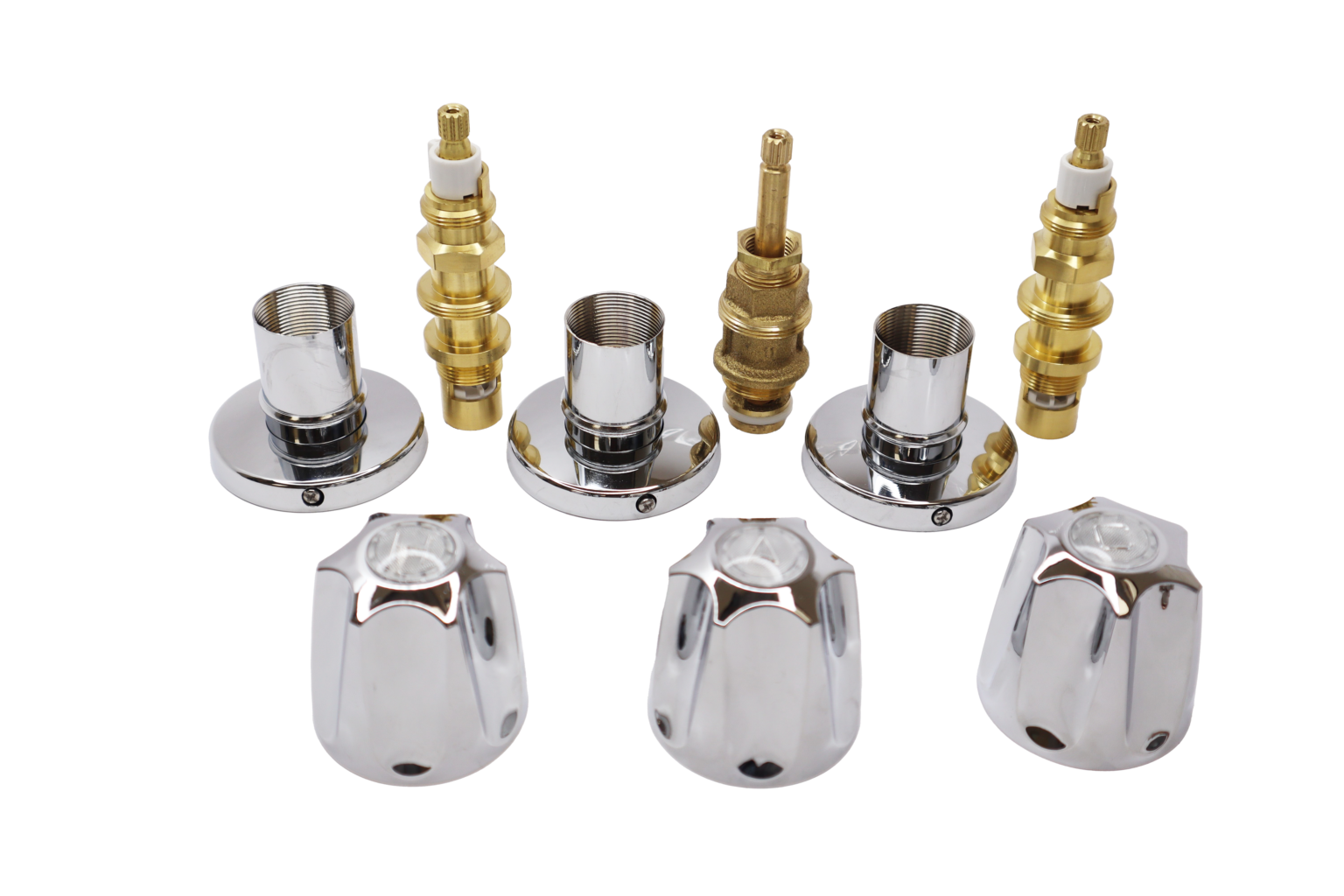 Chrome Plated 3 Handle Rebuild Kit for Price Pfister Verve - Noel's ...