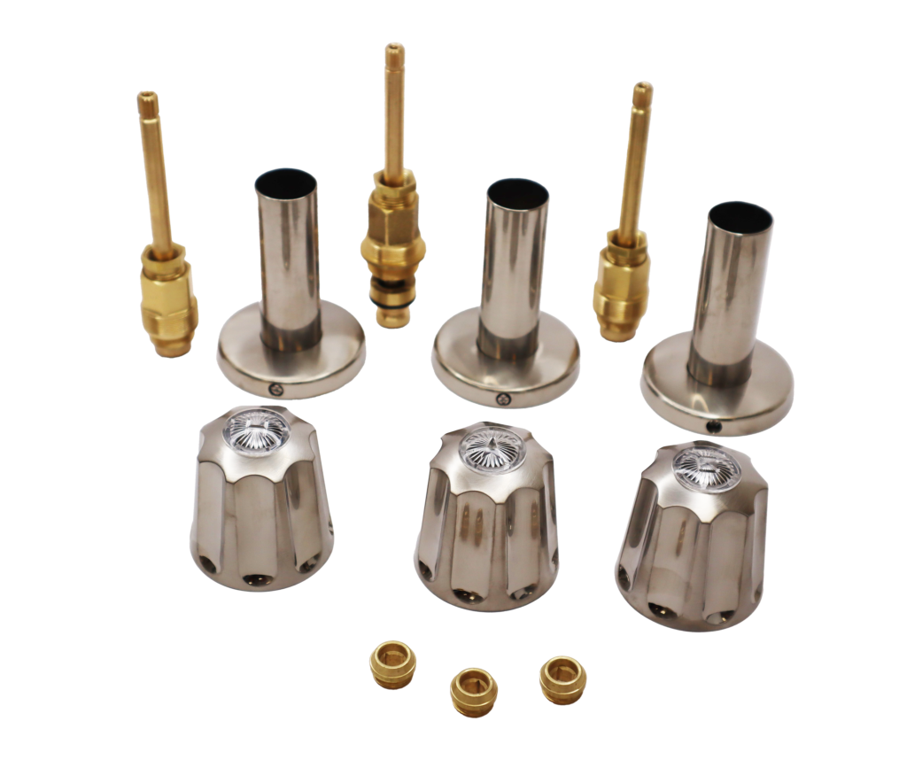 3 Handle Brushed Nickel Repair Kit for Old Style Gerber