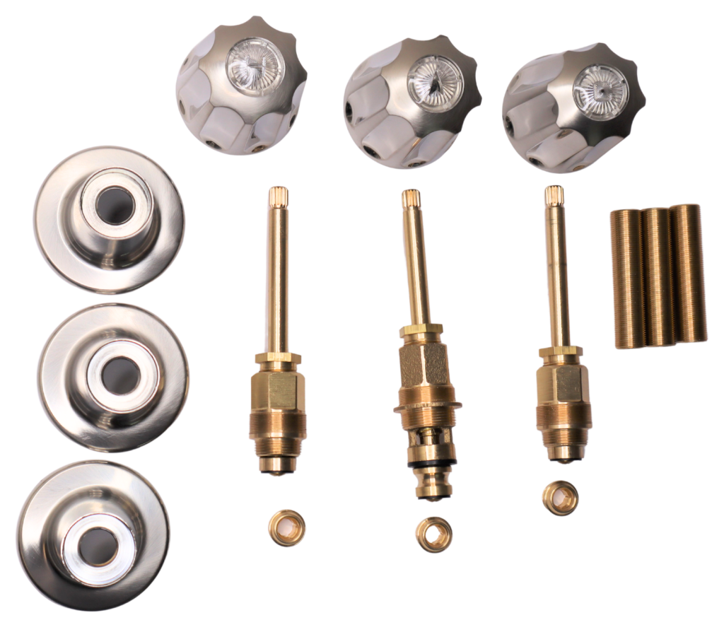 3 Handle Brushed Nickel Repair Kit for New Style Gerber