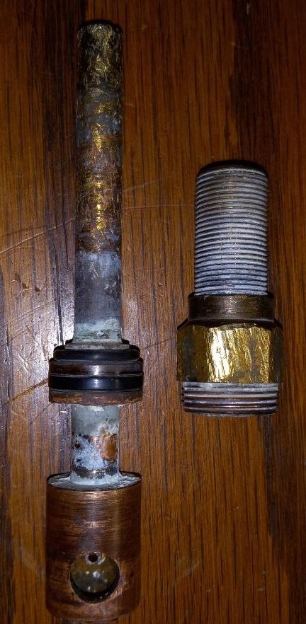 Chrome Plated 3 Handle Rebuild Kit for Union Brass Tub & Shower Faucet ...