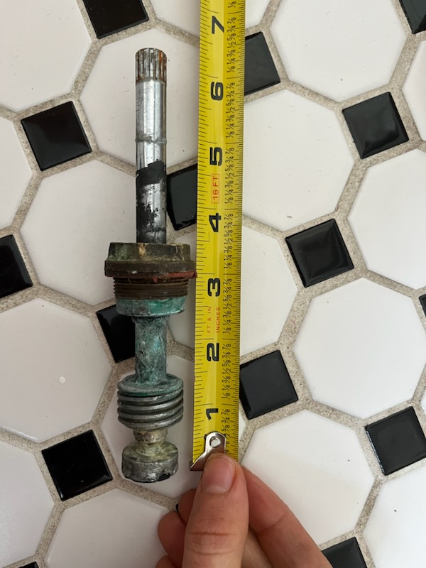 Old Style Chrome Plated Tub Stem for Wolverine Brass - Noel's Plumbing ...