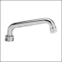 Central Brass SU-2924-A 6" Chrome Plated Swivel Tube Spout with Aerator ...