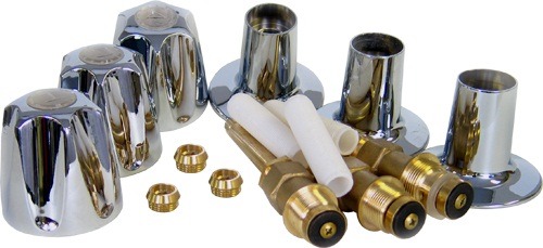 Chrome Plated 3 Handle Rebuild Kit for Price Pfister Verve - Noel's ...