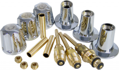 3 Handle Brushed Nickel Repair Kit for New Style Gerber