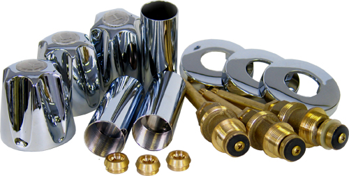 Brushed Nickel 3 Handle Rebuild Kit for Price Pfister Verve - Noel's ...