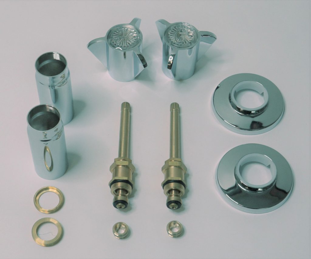 Chrome Plated Two Handle Rebuild Kit for Sayco Shower Faucets - Noel's ...