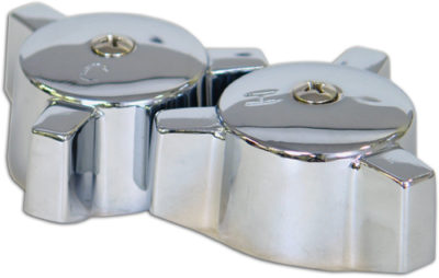 Chrome Plated Hot & Cold Handles for Briggs Faucets - Noel's Plumbing ...