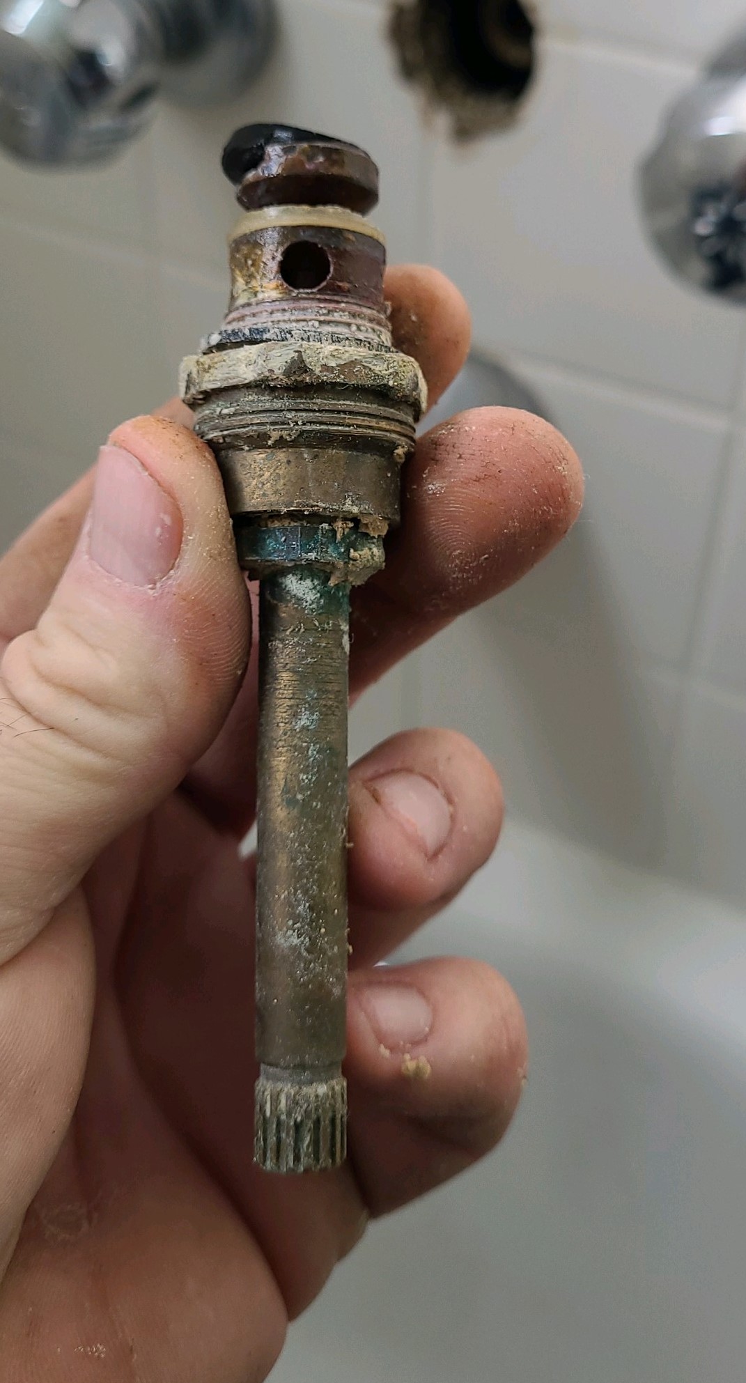 Chrome Plated Shower Diverter for Eljer Tub & Shower Faucet - Noel's Plumbing Supply