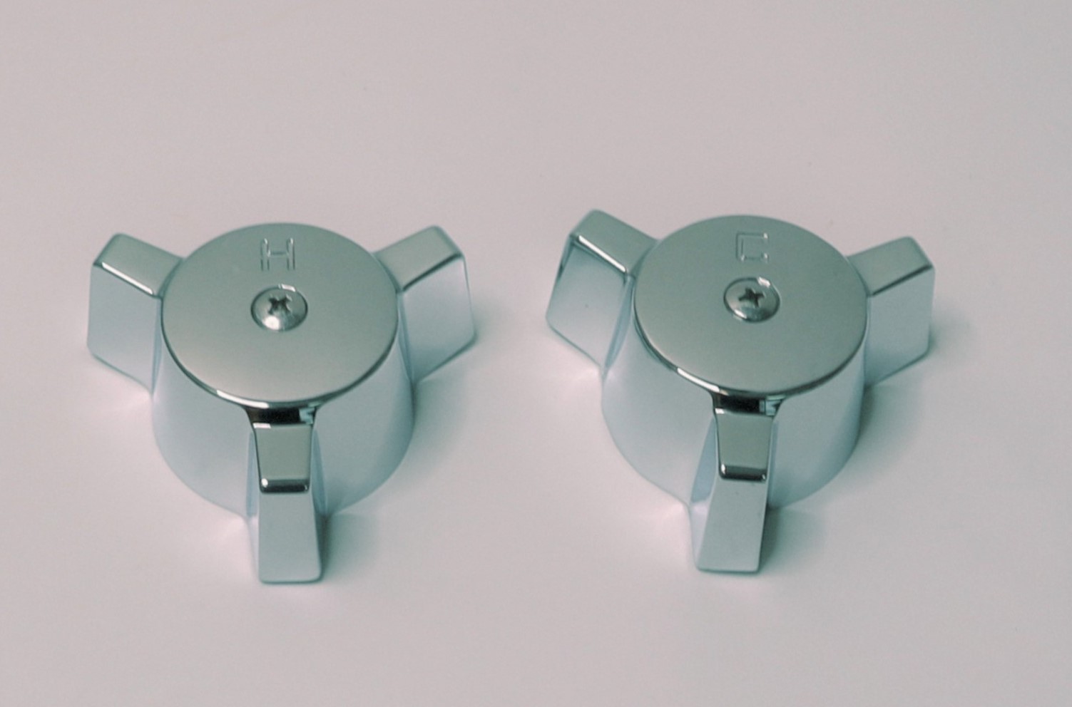 Chrome Plated Hot & Cold Handles for Eljer Milwaukee & Royal Brass ...