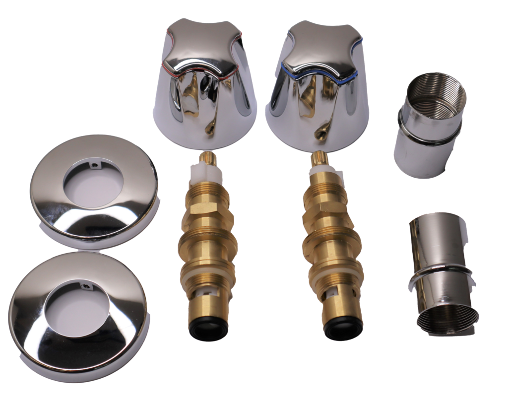 Chrome Plated 2 Handle Rebuild Kit for Price Pfister Verve Faucet ...