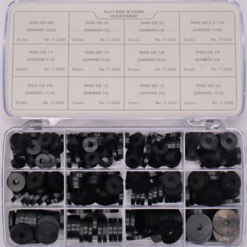 160pc Assorted Bibb Washer Kit 9 Sizes with Plastic Case - Noel's ...