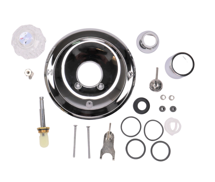 Chrome Plated Rebuild Kit for Delta 600 Series with Push Button ...