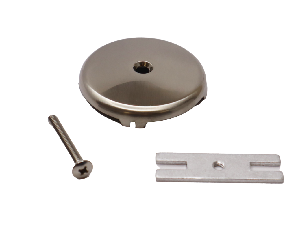 Brushed Nickel Lift and Turn with Overflow Escutcheon and Screw - Noel ...