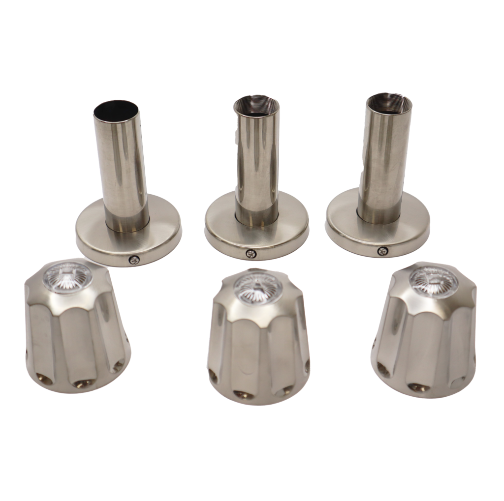 3 Handle Brushed Nickel Repair Kit for Old Style Gerber