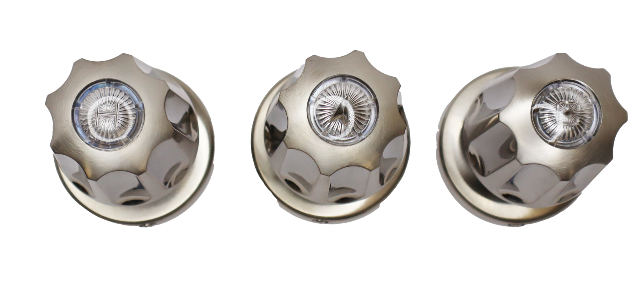 3 Handle Brushed Nickel Repair Kit for Old Style Gerber