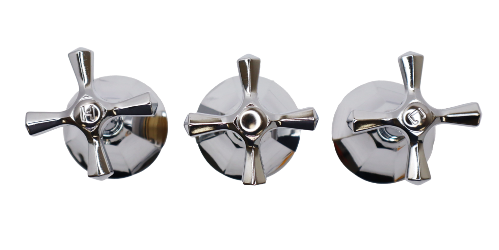 Chrome Plated 3 Handle Rebuild Kit for Sayco Faucet - Noel's Plumbing ...