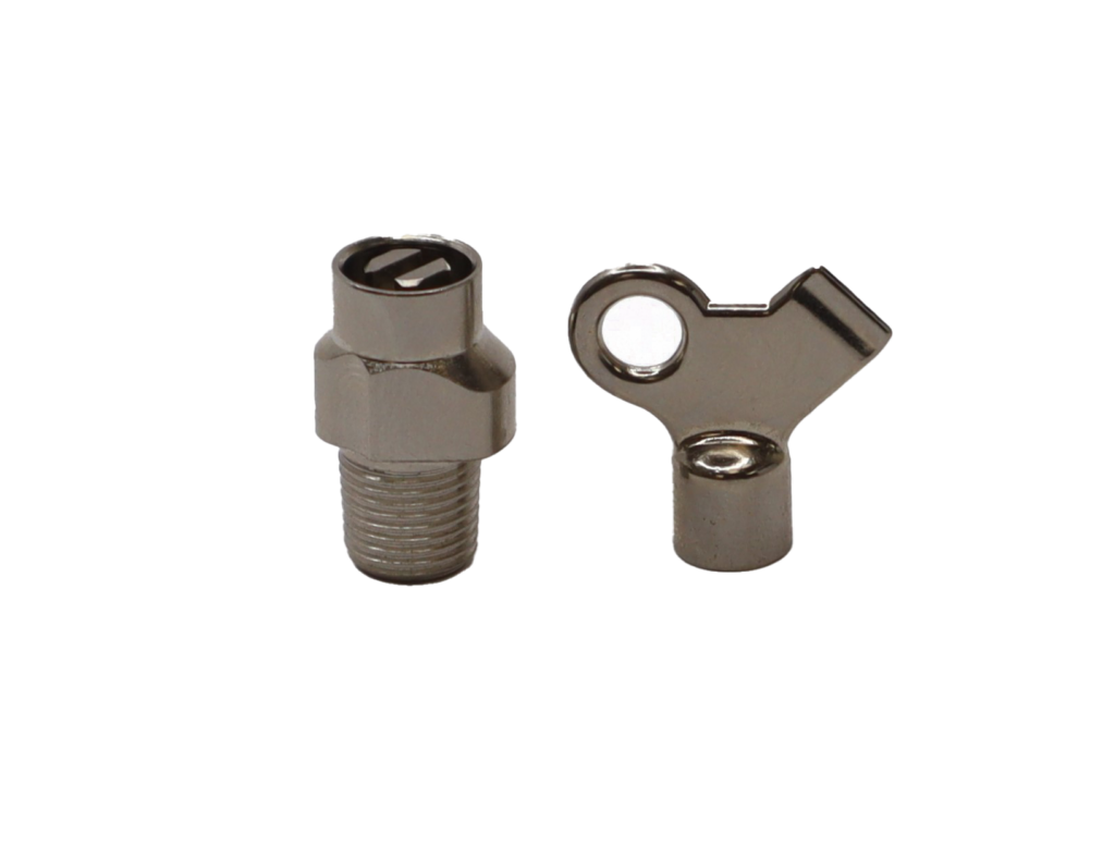 Radiator Coin Valve with Valve Key - Noel's Plumbing Supply