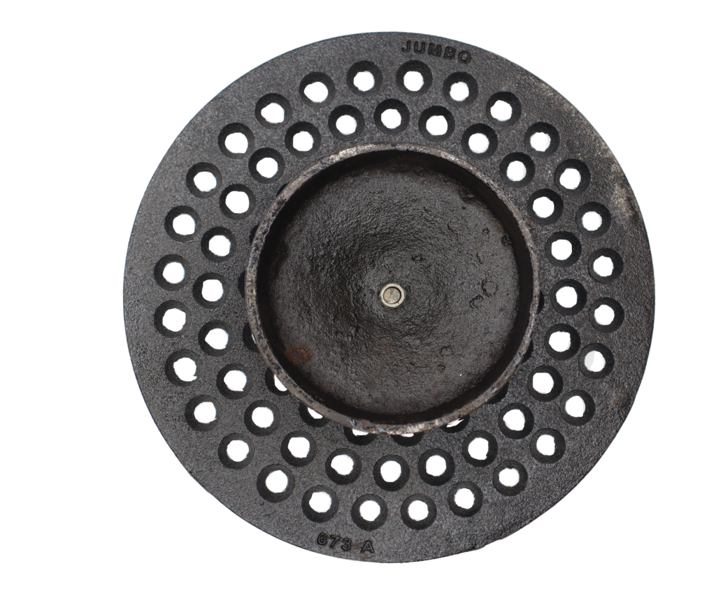 9 3/8" Round Cast Iron Drain Cover | Noels Plumbing Supply