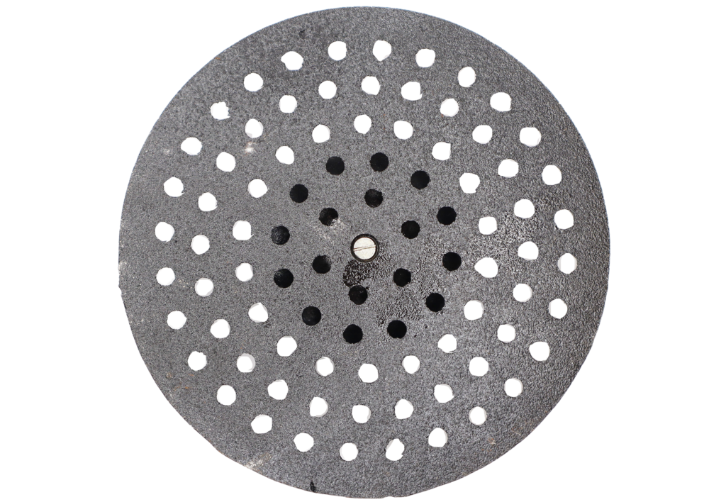 9 3/8" Round Cast Iron Drain Cover | Noels Plumbing Supply