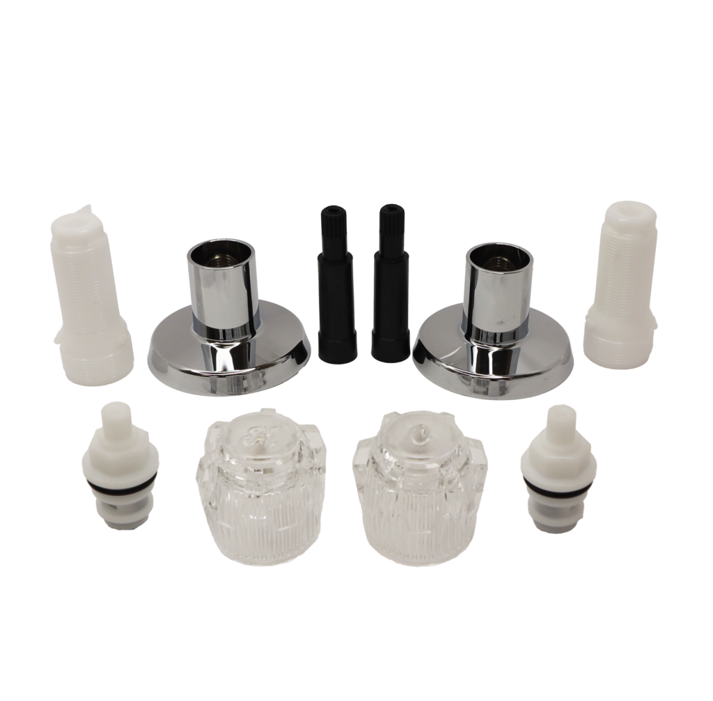 Chrome Plated 2 Handle Rebuild Kit For Nibco Noels Plumbing Supply